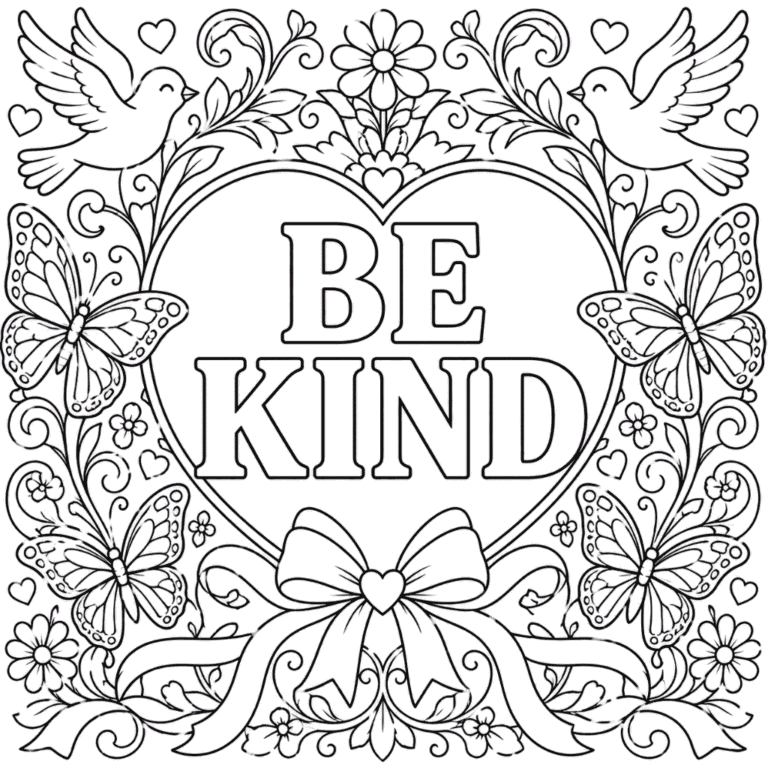 Inspirational Coloring Pages & Quotes | Color Online Free